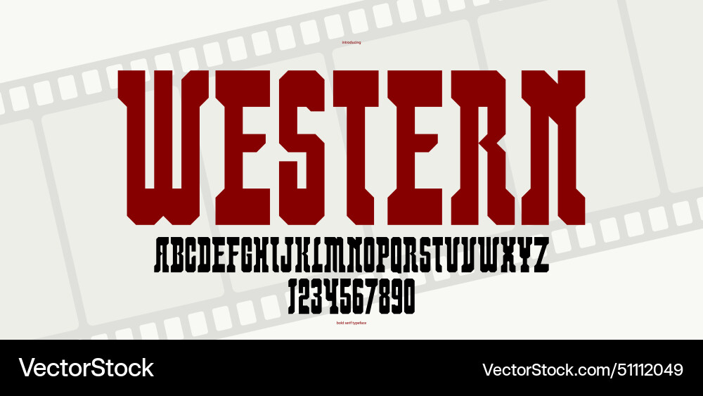 Bold massive geometric font for logo creation Vector Image