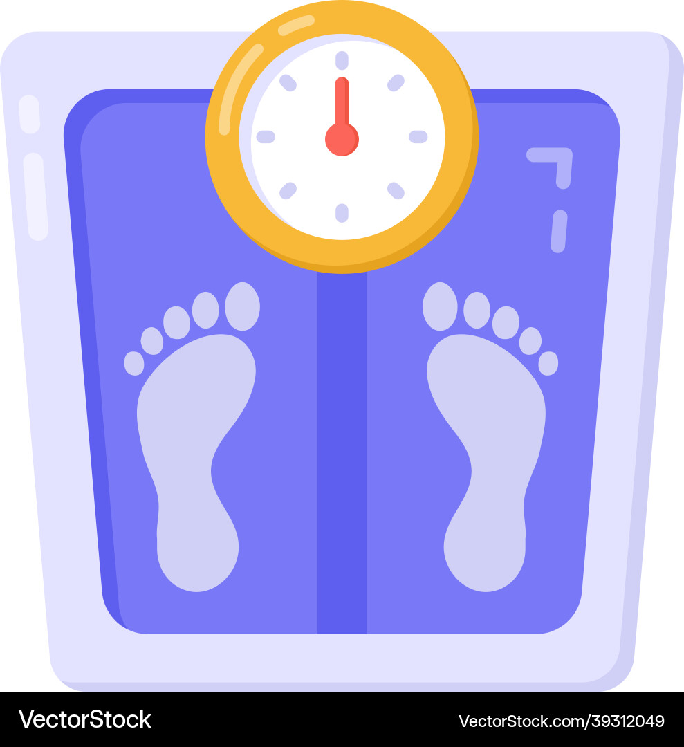 Weight machine Royalty Free Vector Image - VectorStock
