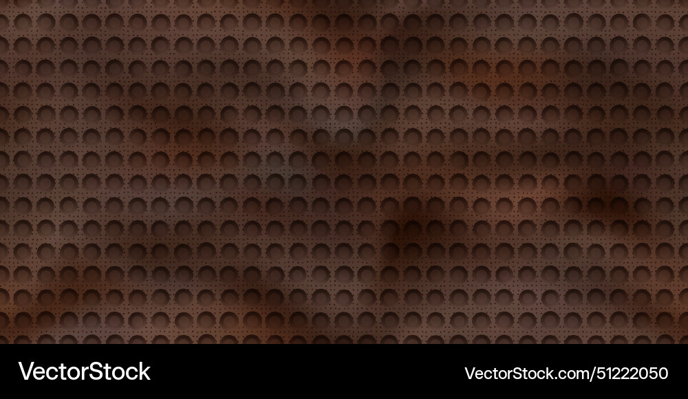 Chocolate waffle cone texture seamless pattern Vector Image