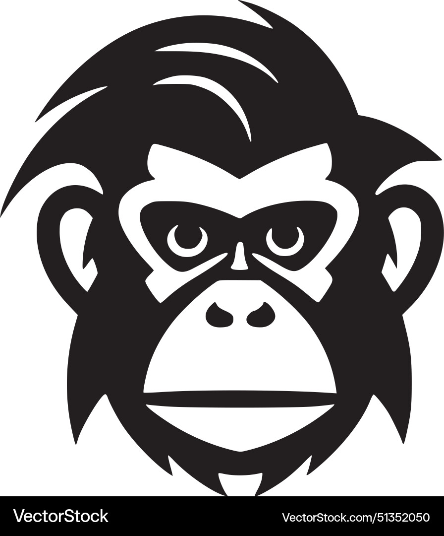 Monkey - high quality logo - ideal for t-shirt Vector Image