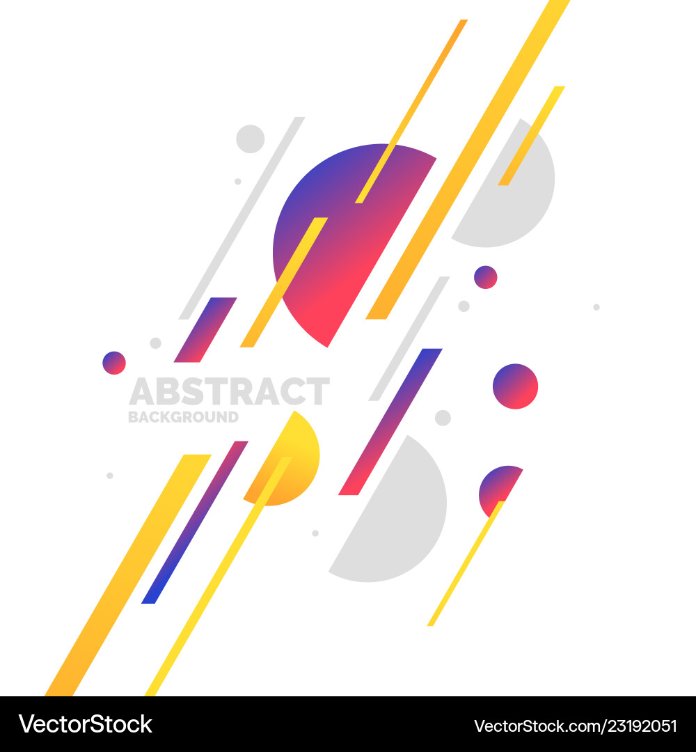 Abstract geometric background the poster Vector Image