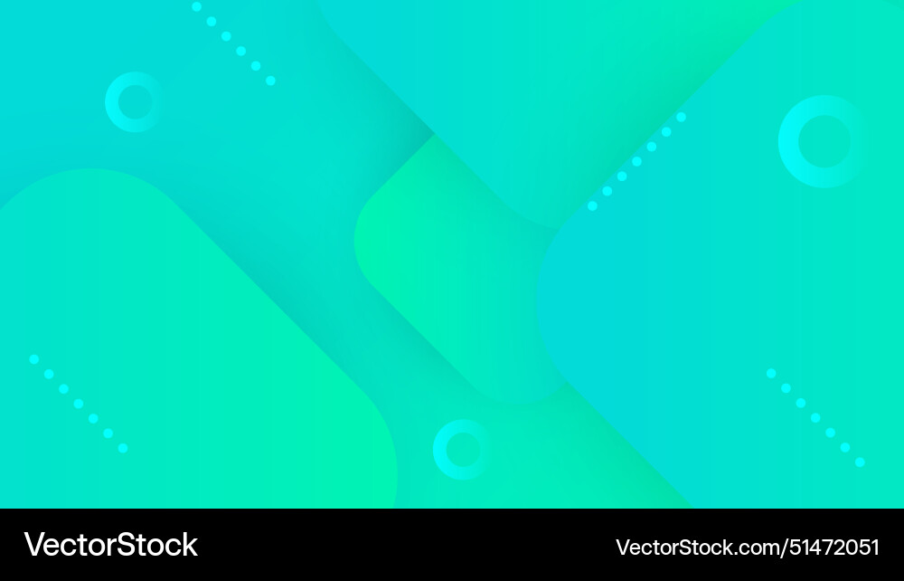 Blue and green background abstract art Royalty Free Vector