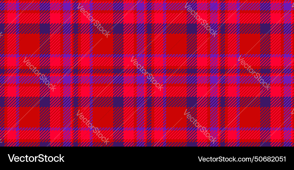 Clan check seamless background textured textile Vector Image