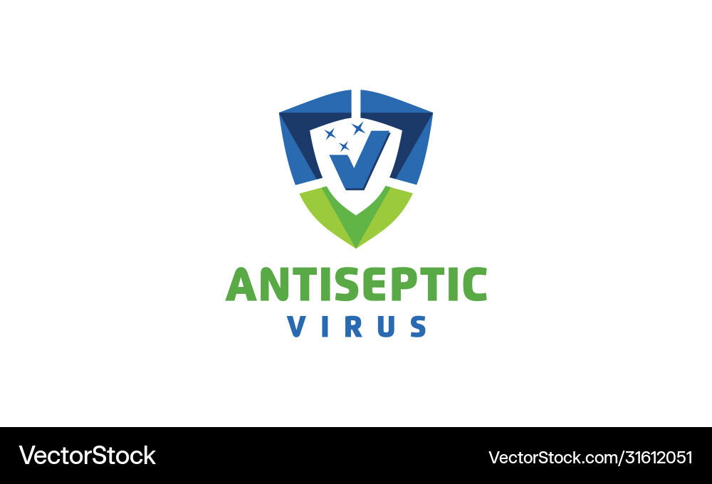 Creative antiseptic virus and antibacterial Vector Image