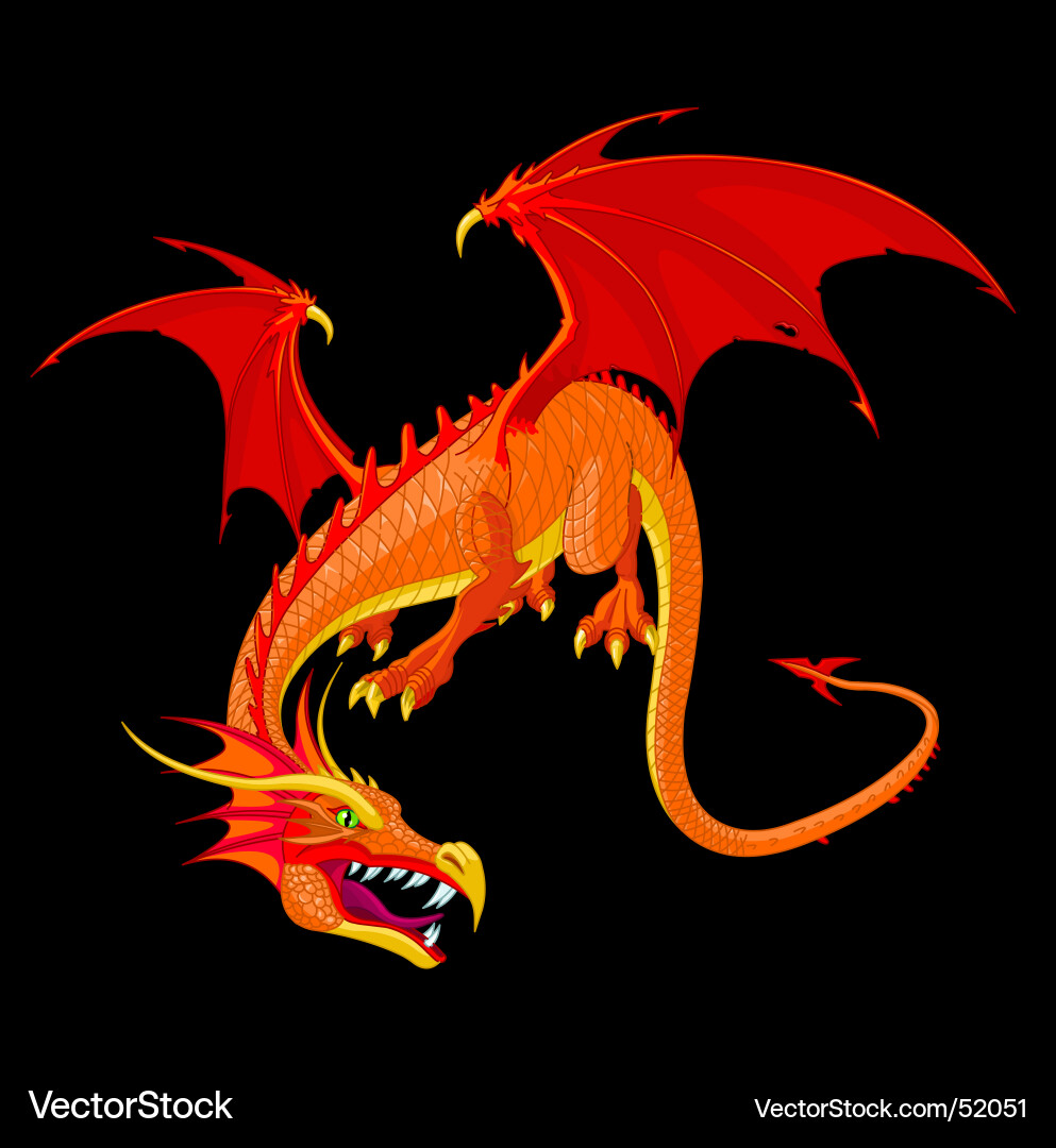 Dragon Royalty Free Vector Image - VectorStock