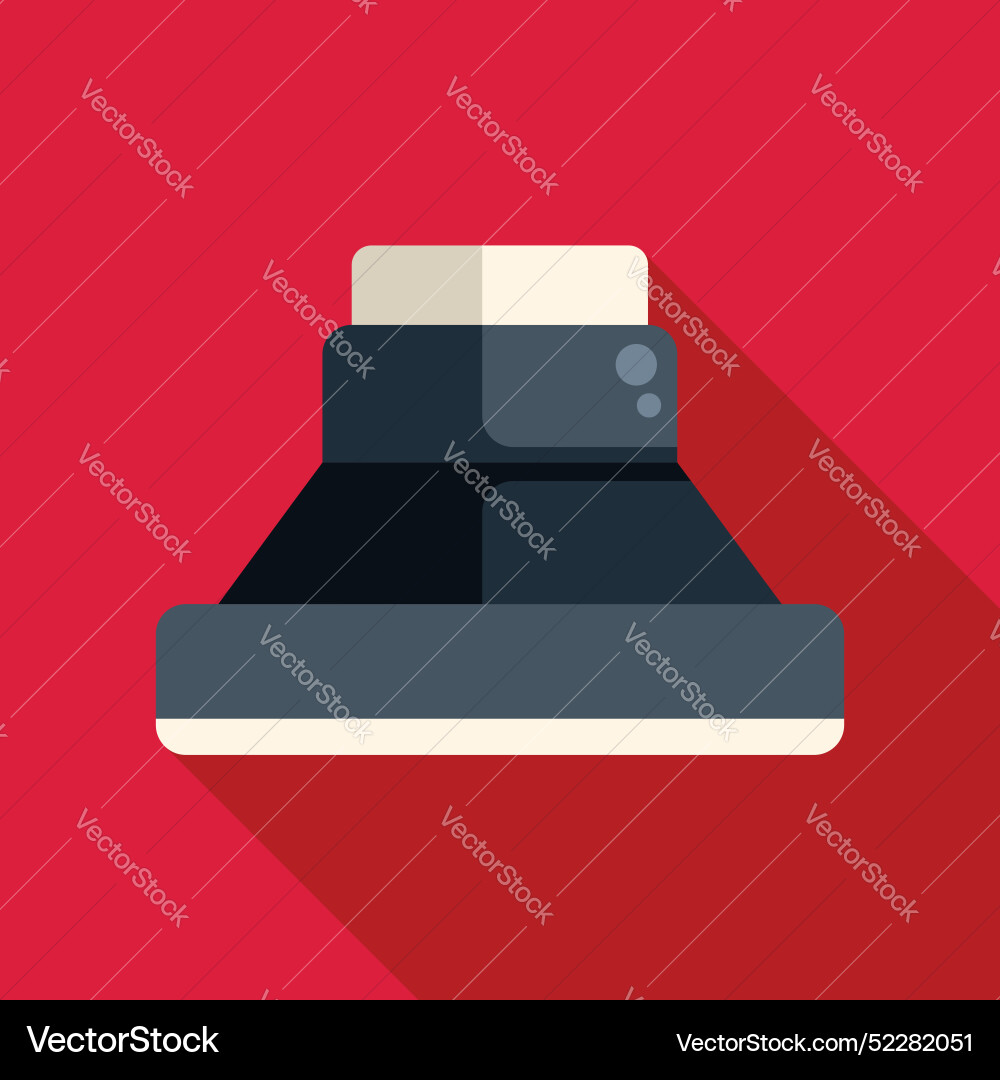 Modern kitchen extractor hood filtering steam over