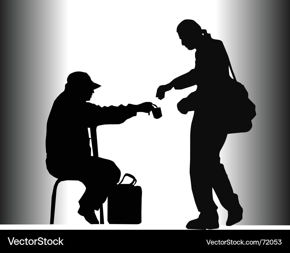 Charitable Hand Donation Royalty Free Vector Image