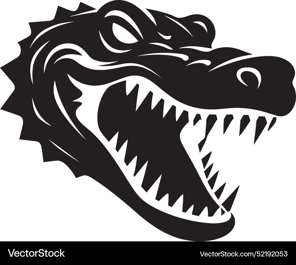 Crocodile poaching a threat to survivalcrocodile Vector Image