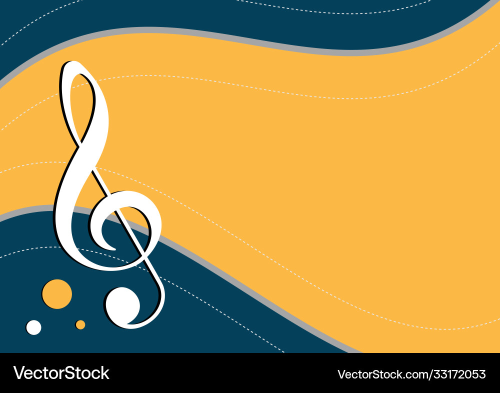 Music background for design brochure Royalty Free Vector