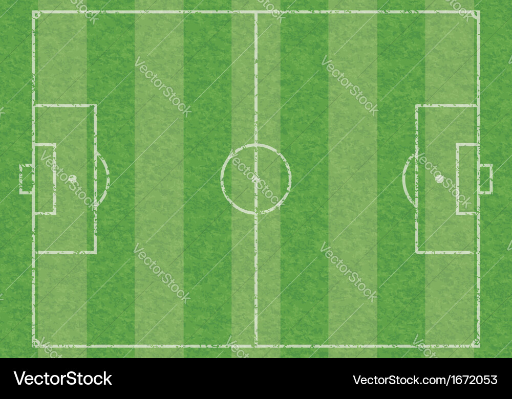 Soccer field Royalty Free Vector Image - VectorStock