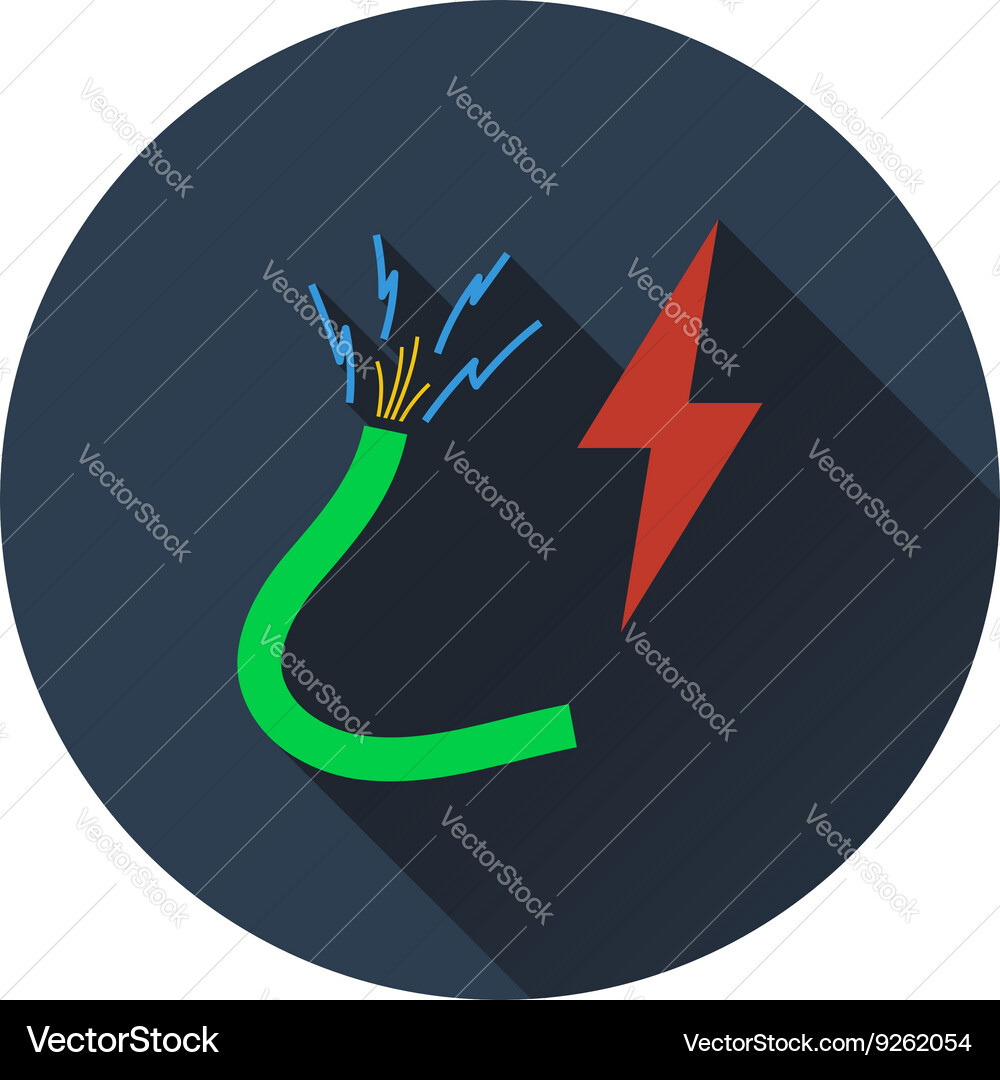 Icon of wire Royalty Free Vector Image - VectorStock