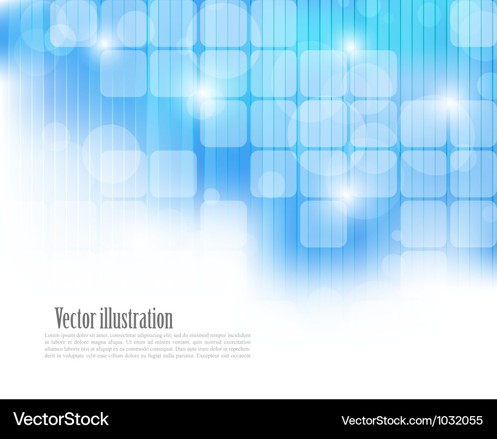 Abstract blue tech background Royalty Free Vector Image