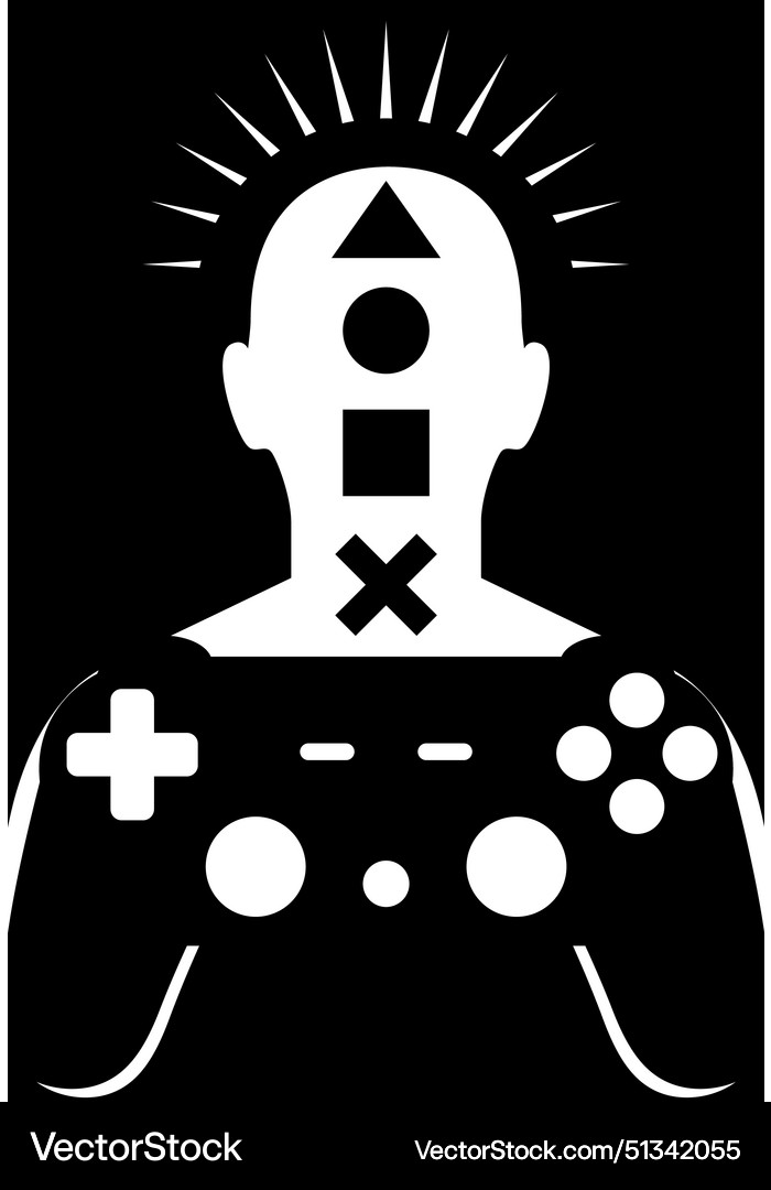 Stress head human design Royalty Free Vector Image