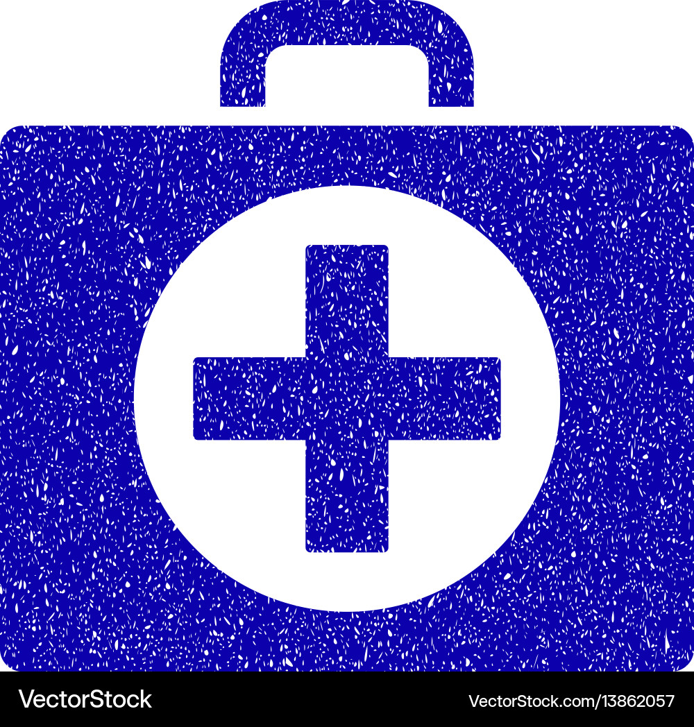 First aid icon grunge watermark Royalty Free Vector Image