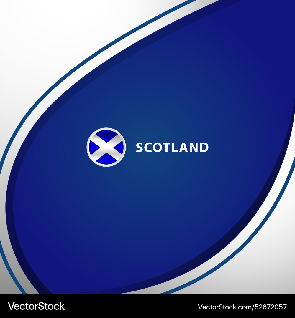 Scotland square layout background concept design Vector Image