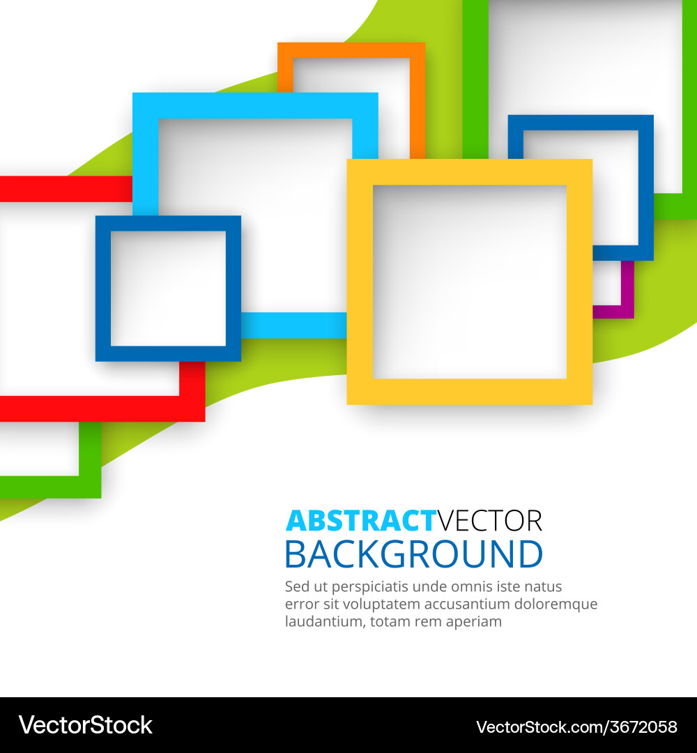 Abstract squares background Royalty Free Vector Image