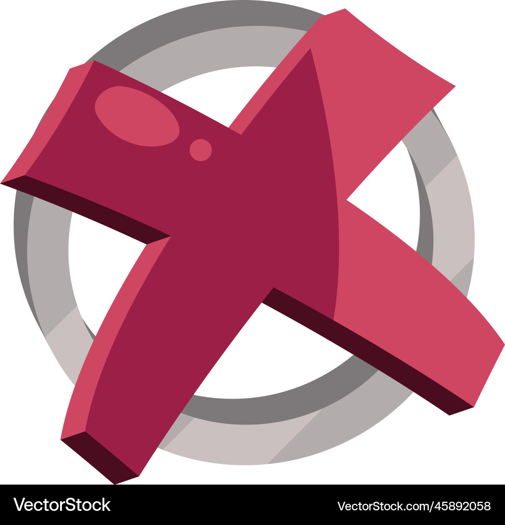 Delete button icon Royalty Free Vector Image - VectorStock