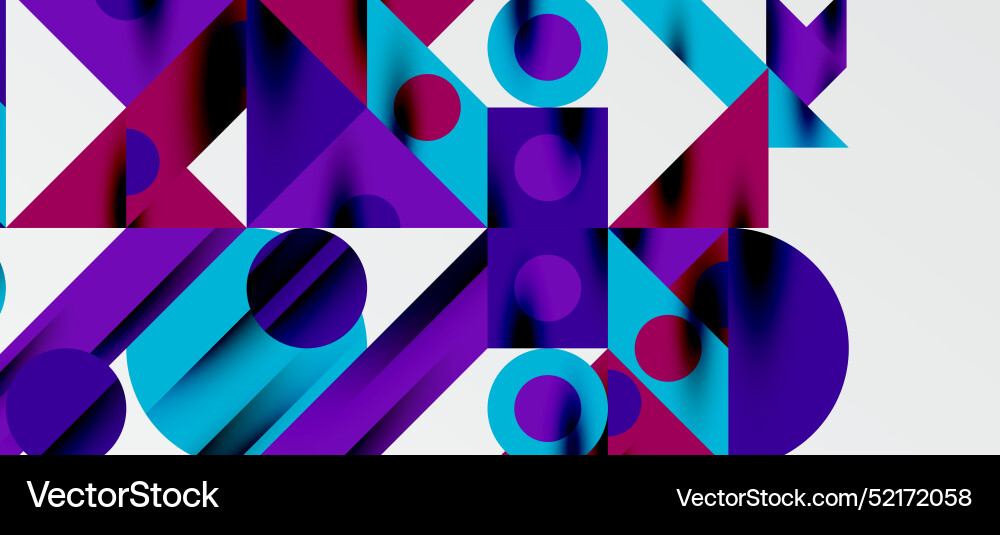 Geometric neo patterns abstract background Vector Image