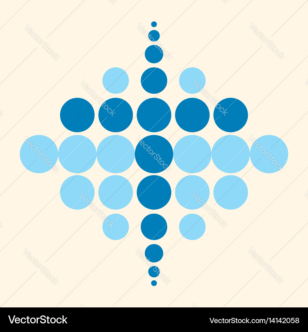 Symbol of the cross Royalty Free Vector Image - VectorStock