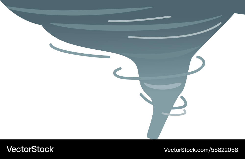 Tornado hurricane swirl Royalty Free Vector Image