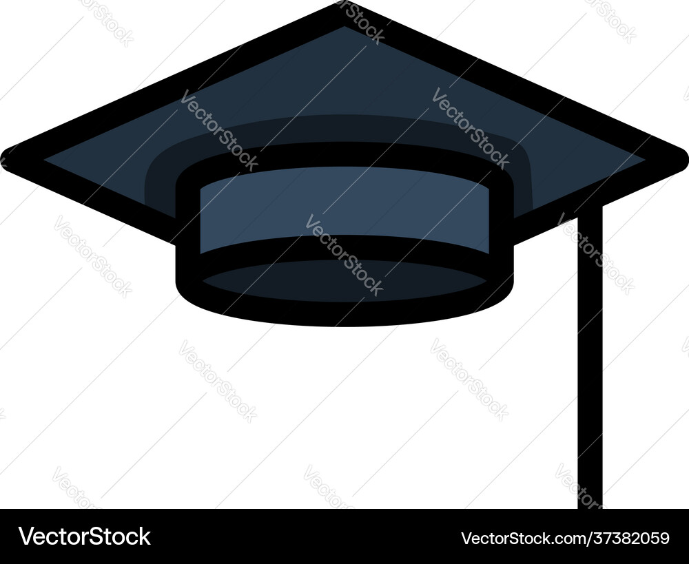 Icon graduation cap Royalty Free Vector Image - VectorStock