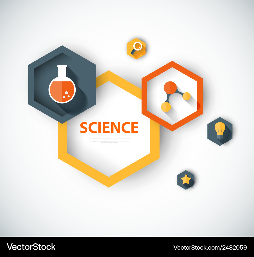 Scientific Molecules and Concepts Royalty Free Vector Image