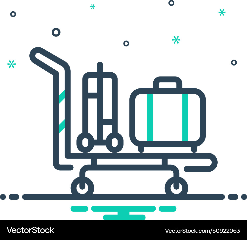 Trolly Royalty Free Vector Image - VectorStock