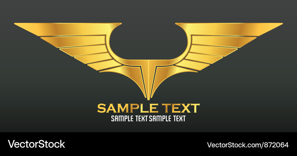 Free Gold Wing Vector Images (over 410)