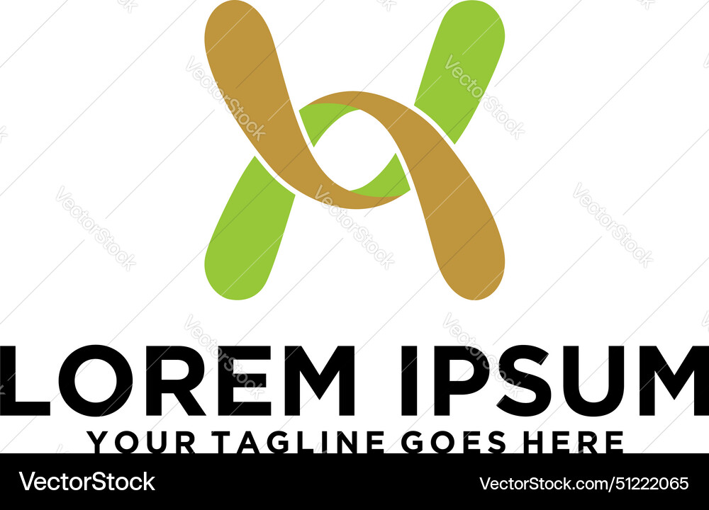 Letter x modern logo idea Royalty Free Vector Image