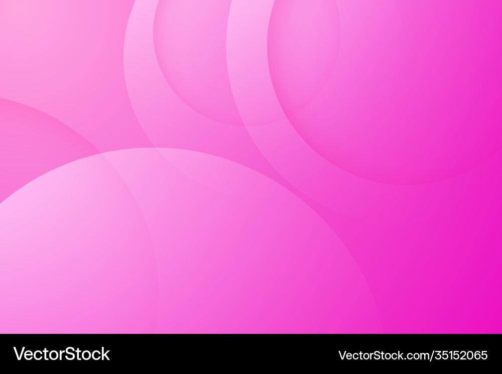 Modern pink backgrounds abstract 3d circle Vector Image