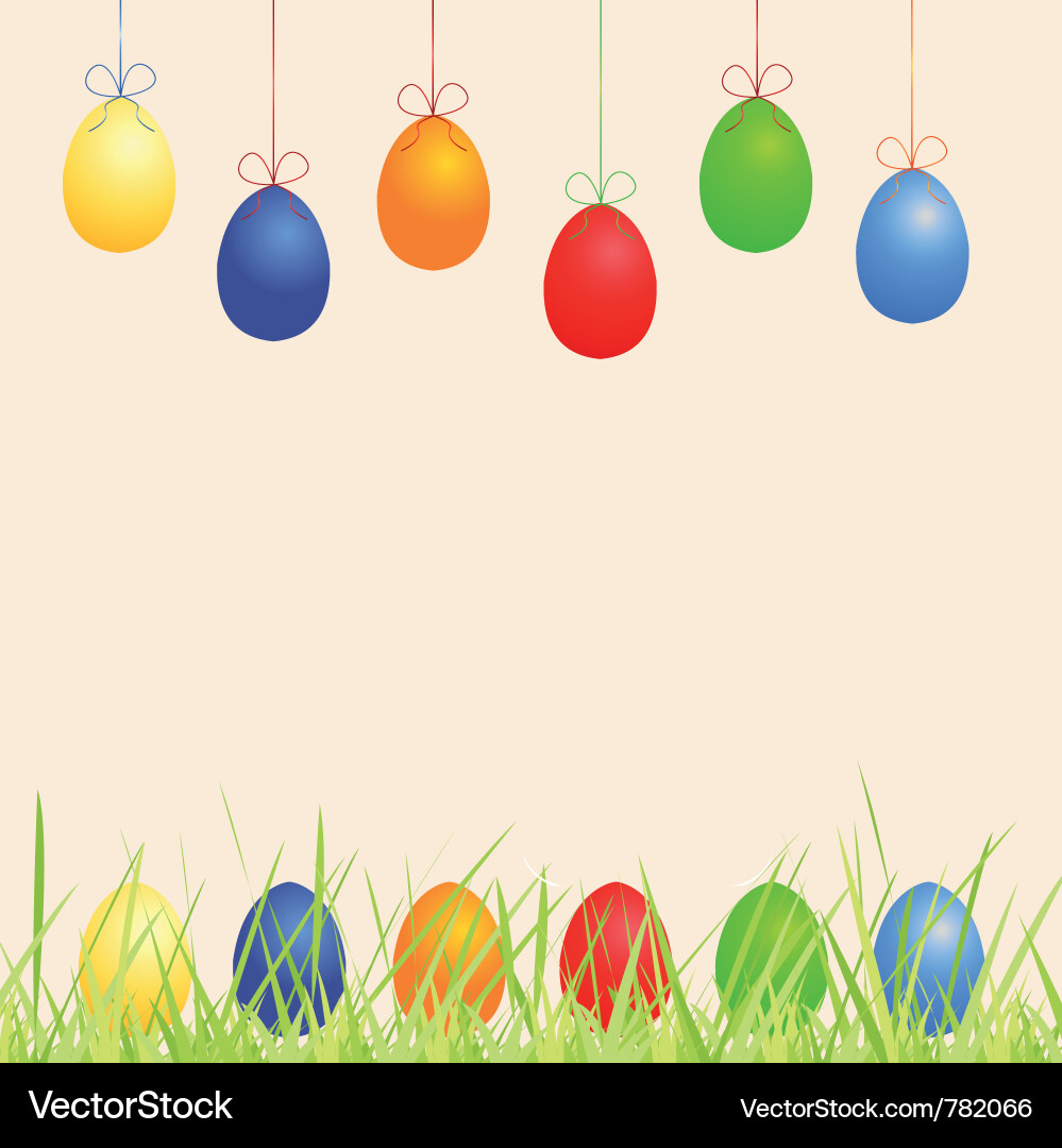 Easter background Royalty Free Vector Image - VectorStock