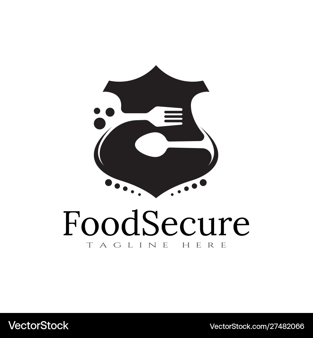 Food logo shield icon concept – Free Vector | VectorStock