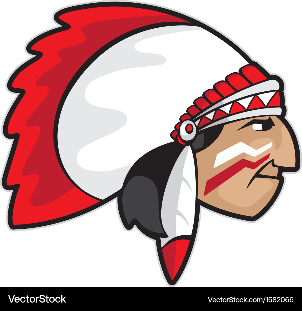 Indian mascot Royalty Free Vector Image - VectorStock