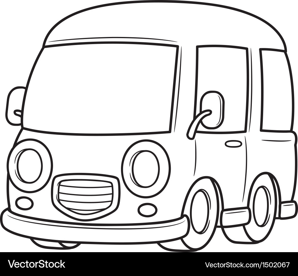 Hiace Van Royalty Free Vector Image - VectorStock
