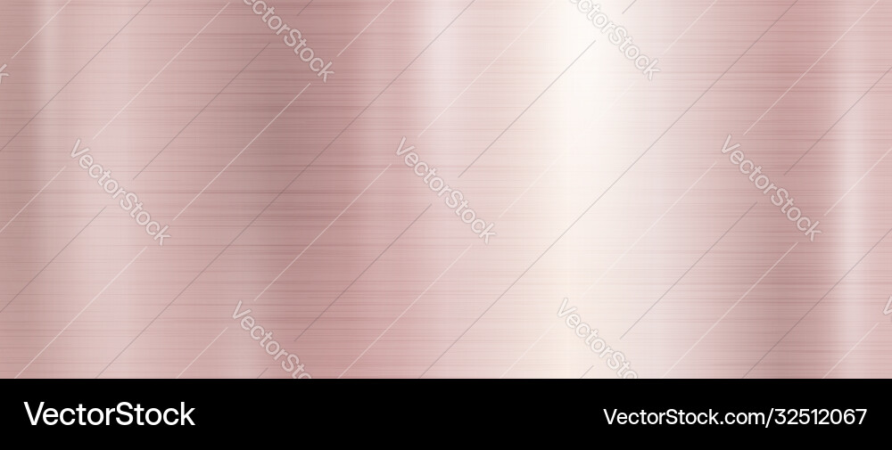 Rose gold metal texture background Royalty Free Vector Image