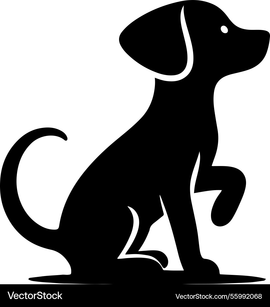 A dog image Royalty Free Vector Image - VectorStock