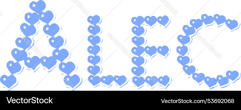 Alec Royalty Free Vector Image - VectorStock