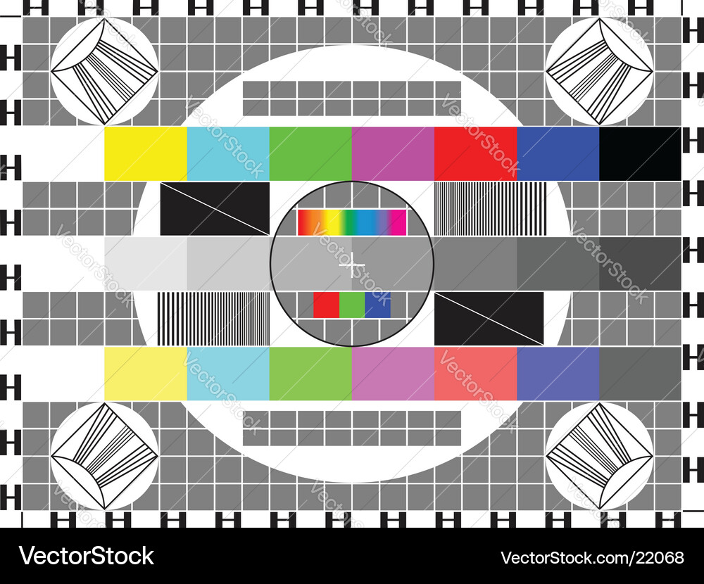 Tv card Royalty Free Vector Image - VectorStock