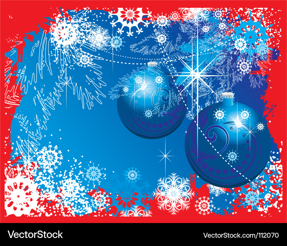 Festive Winter Border Royalty Free Vector Image