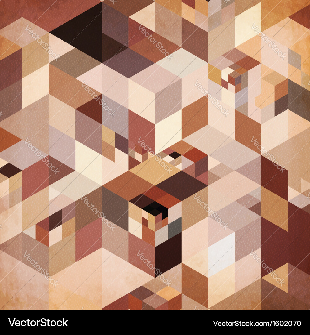 Geometric Brown Triangle Background Royalty Free Vector