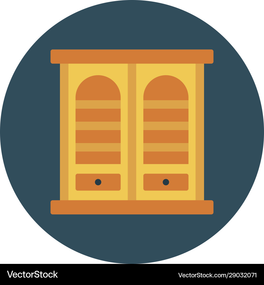 Cabinet Royalty Free Vector Image - VectorStock