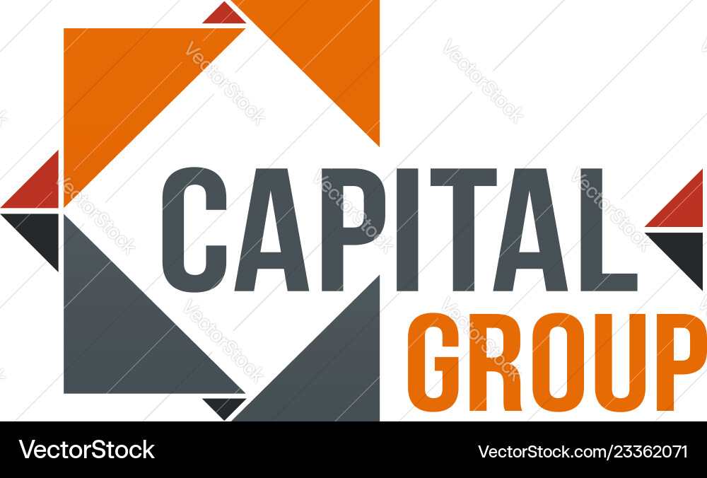 Capital group icon Royalty Free Vector Image - VectorStock