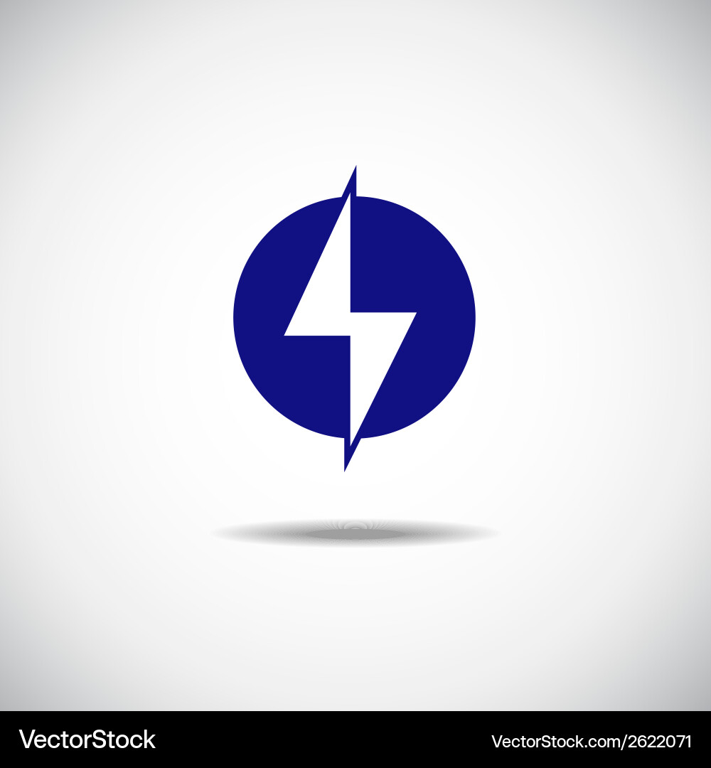 Lightning Bolt Icon Royalty Free Vector Image - VectorStock