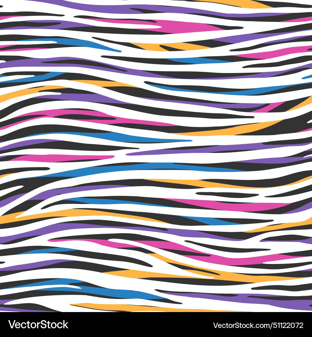 Abstract striped pattern with pink blue violet Vector Image