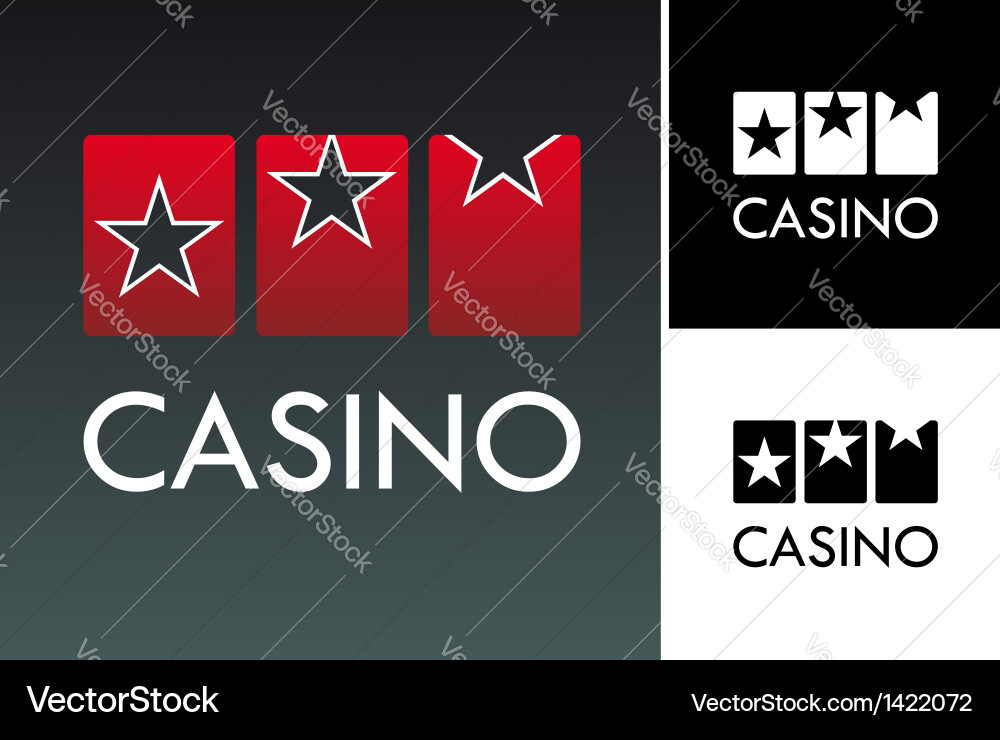 Casino Slot Game Logo Royalty Free Vector Image