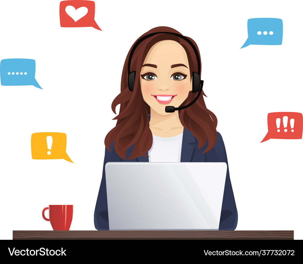 Customer support Royalty Free Vector Image - VectorStock