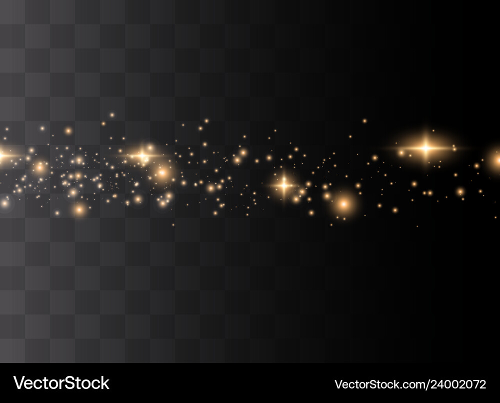 Sparkling magical dust Royalty Free Vector Image