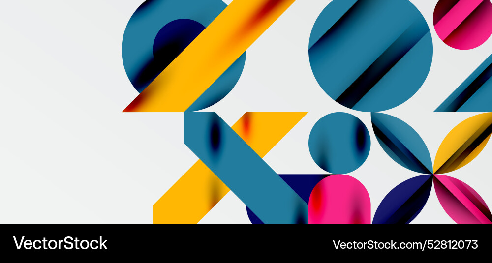 Geometric neo patterns abstract background Vector Image