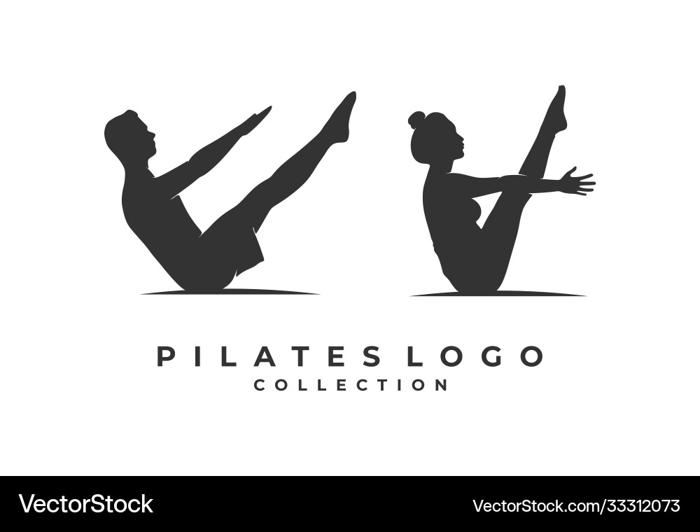 Pilates logo Royalty Free Vector Image - VectorStock