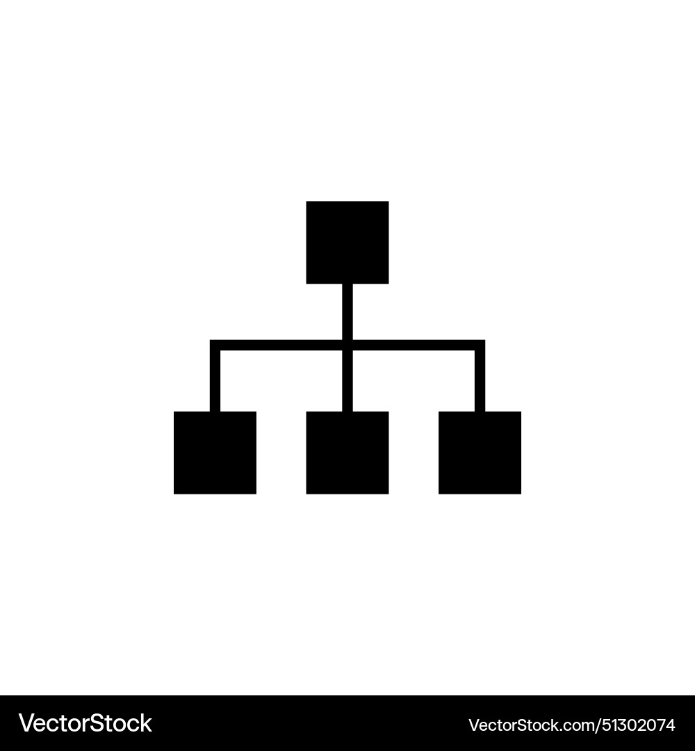 Computer network flat icon Royalty Free Vector Image